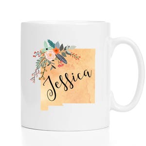 New Mexico Mug / Personalized Mug / Custom State Mug / Friend Gift ...