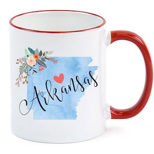 Arkansas Mug / Personalized Arkansas Gift / Arkansas Cup / Arkansas ...