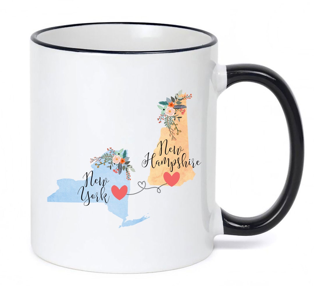 New Hampshire New York Mug / New York New Hampshire Mug / New Hampshire ...