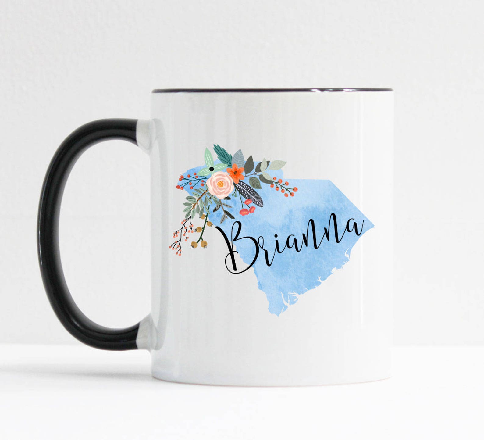 Personalized South Carolina Mug / Personalized Mug / South - Etsy