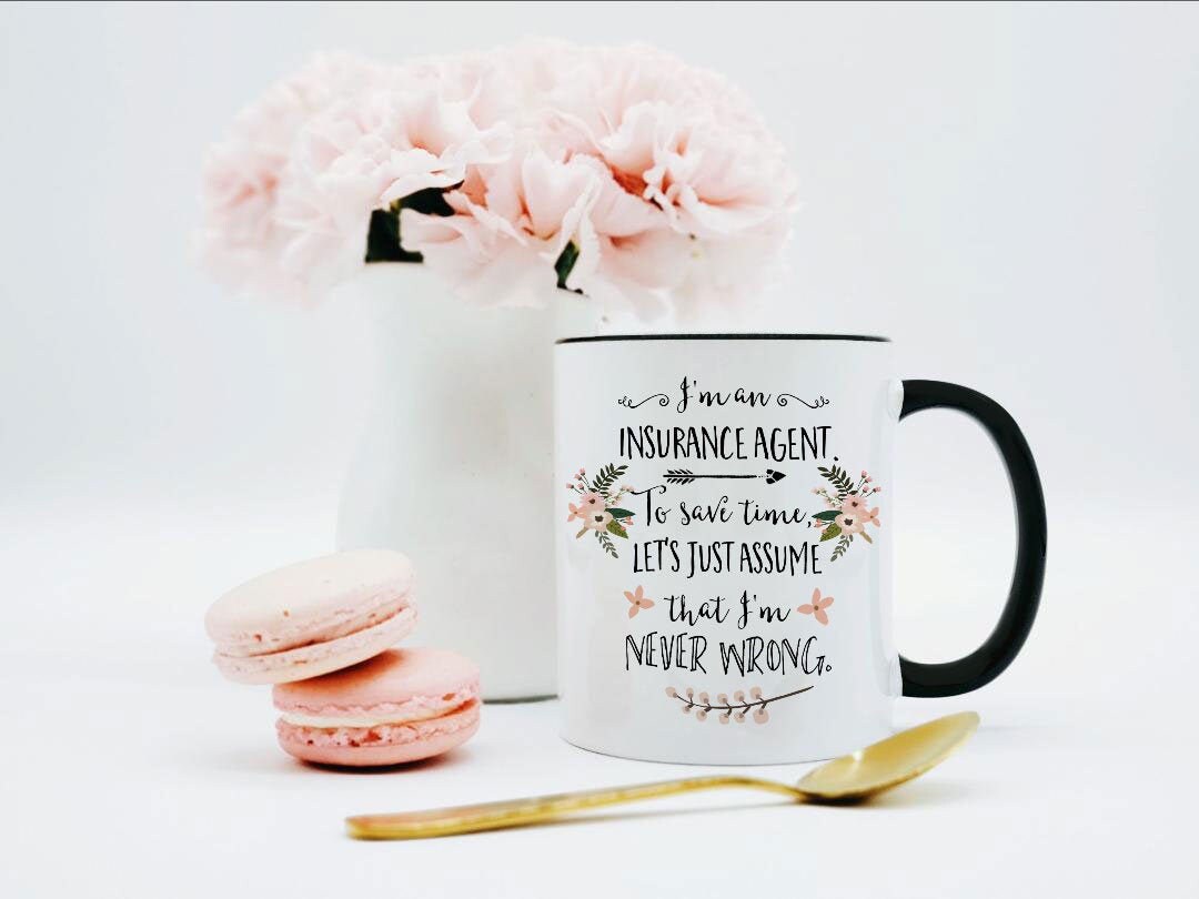 Insurance Agent Mug / Gift for Insurance Agent / Insurance Agent Gift ...