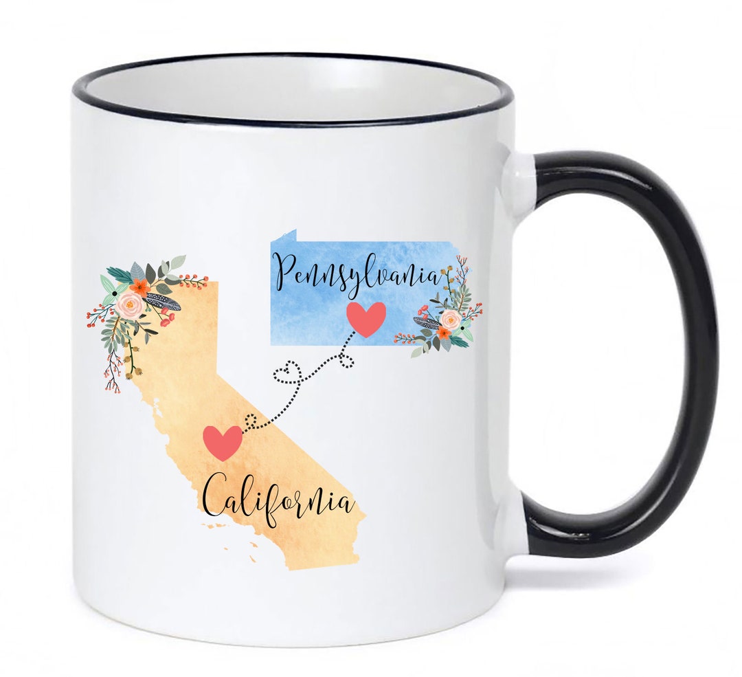 California Pennsylvania Mug / Pennsylvania California Mug / California ...