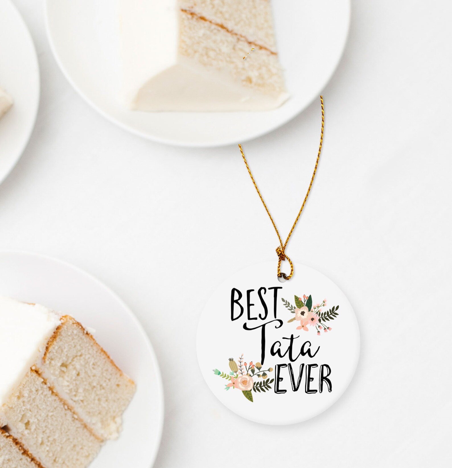 Tata Ornament / Best Tata Ever Ornament / Personalized Tata Gift / Gift ...