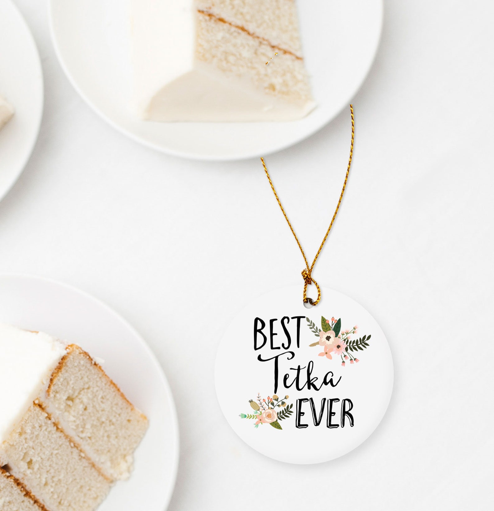 Tetka Ornament / Best Tetka Ever Ornament / Personalized Tetka | Etsy