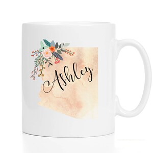 Arizona Mug / Personalized Mug / Custom State Mug / Moving to Arizona ...