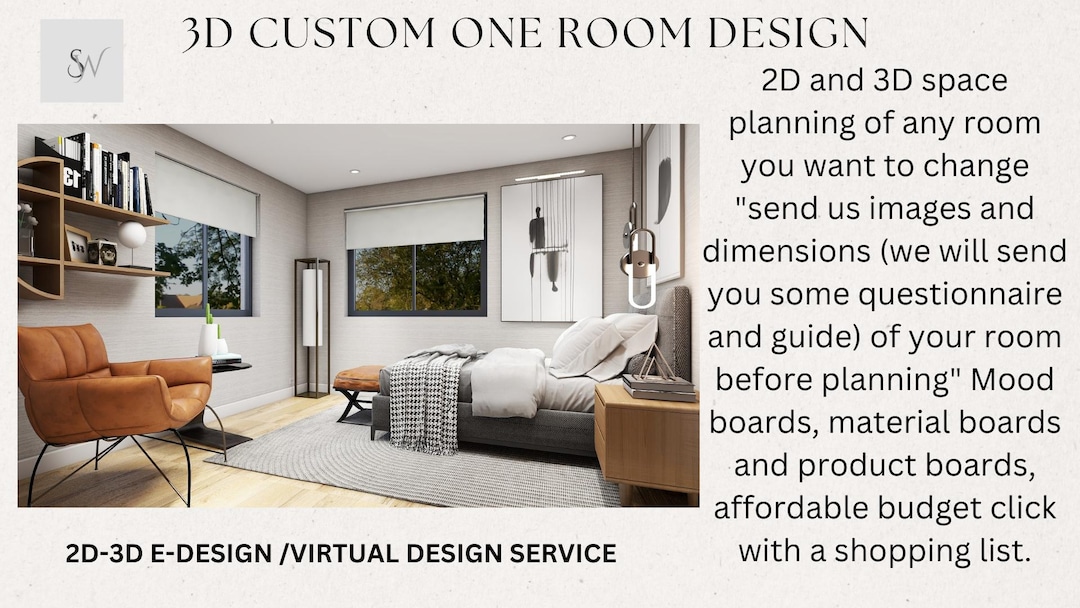 3D Interior E-design/virtual Design, Home Decor, Interior Design ...