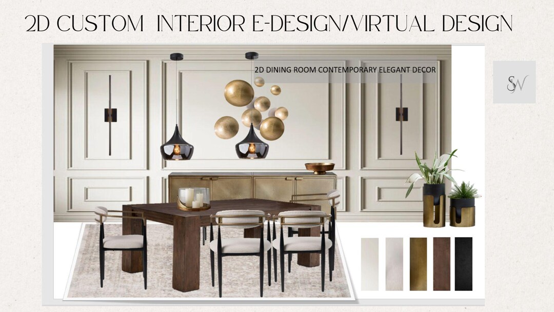 2D Interior E-design, Online Design, Virtual Design, Space Plan ...