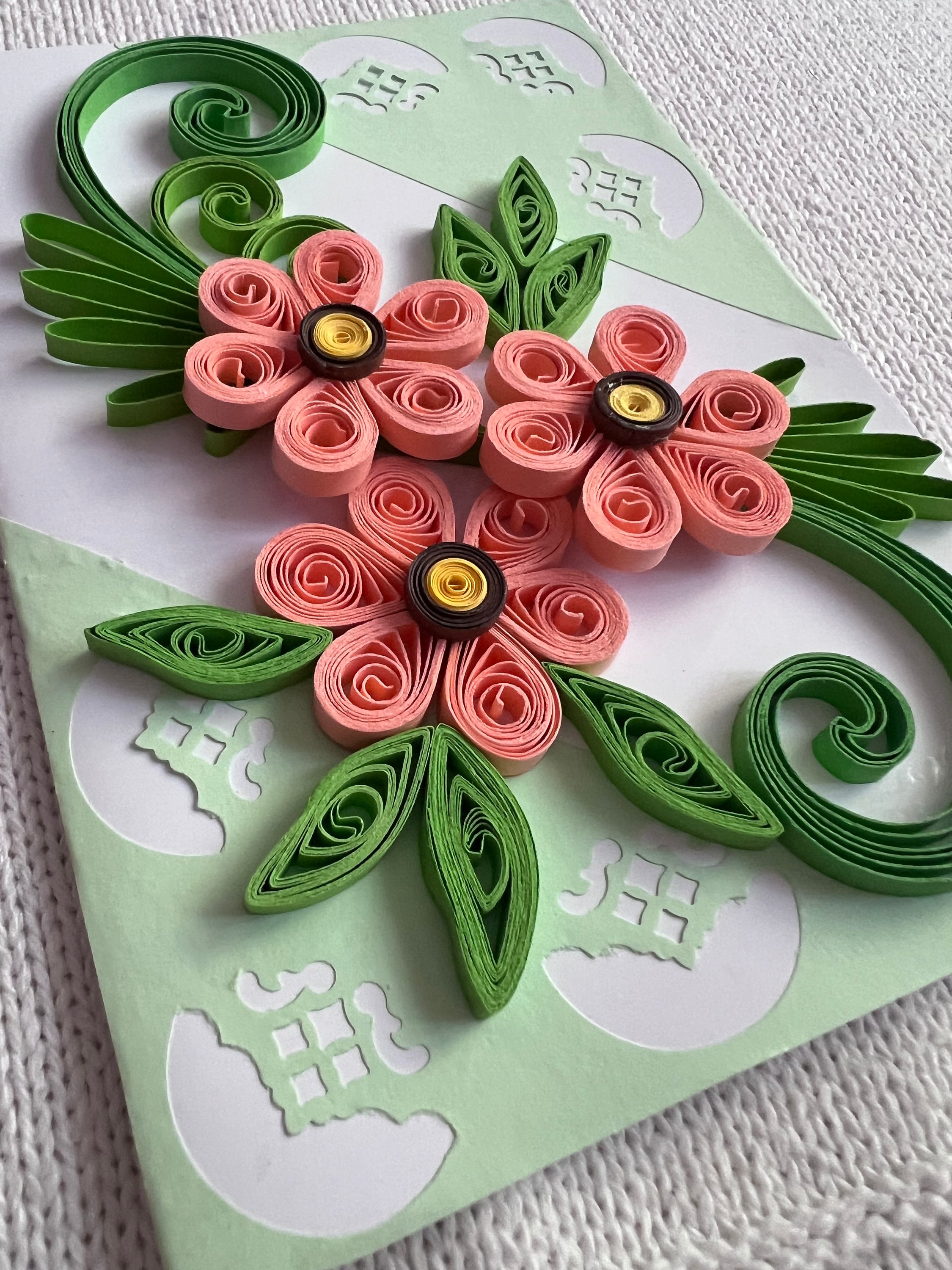Quilling Card, Birthday Quilled Card, Handmade Birthday Card, Handmade ...