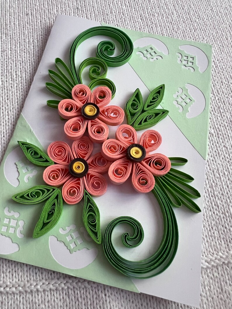 Quilling Card, Birthday Quilled Card, Handmade Birthday Card, Handmade ...