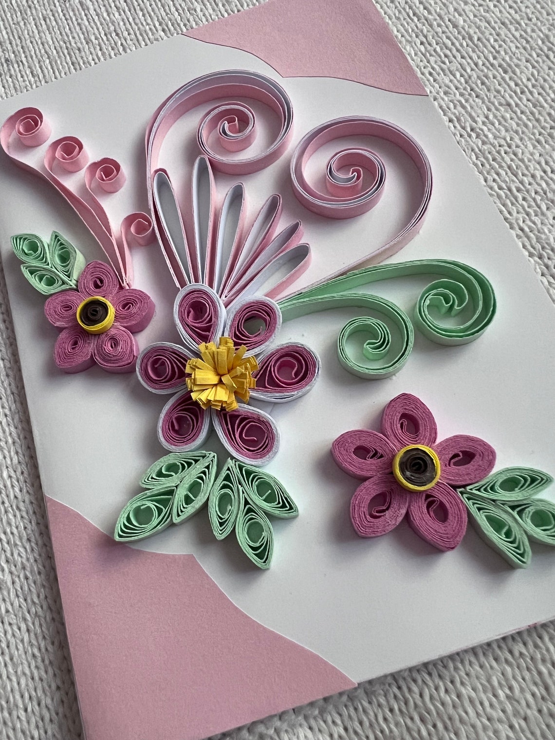 Quilling Card, Birthday Quilled Card, Handmade Birthday Card, Handmade ...