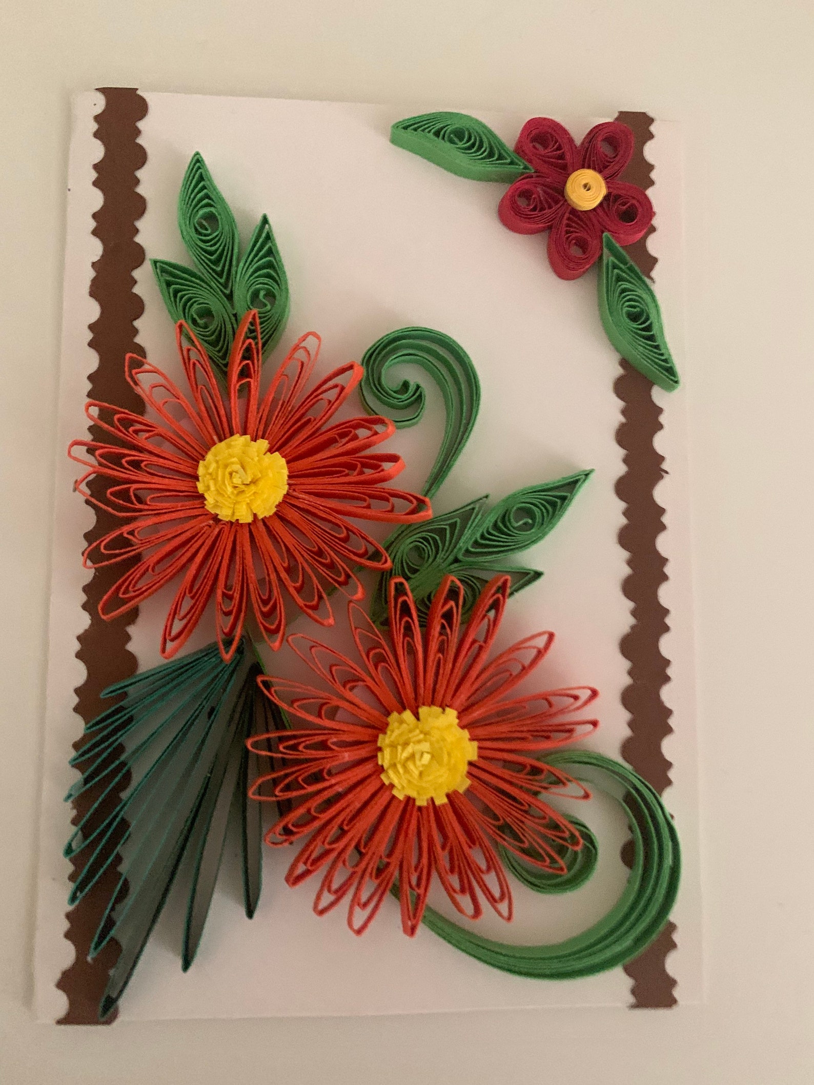 Quilling Card Birthday Quilled Card Handmade Birthday Card - Etsy
