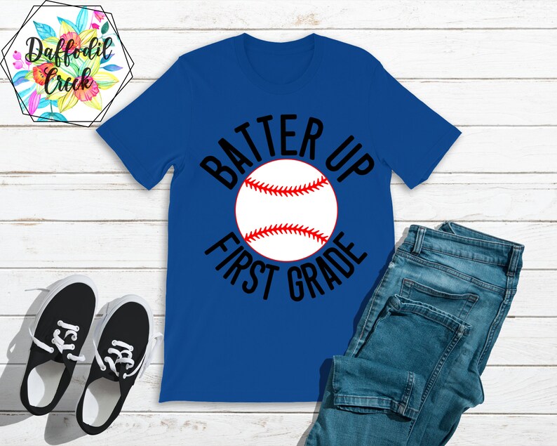 Batter up 1st Grade SVG Baseball SVG Back to School SVG - Etsy