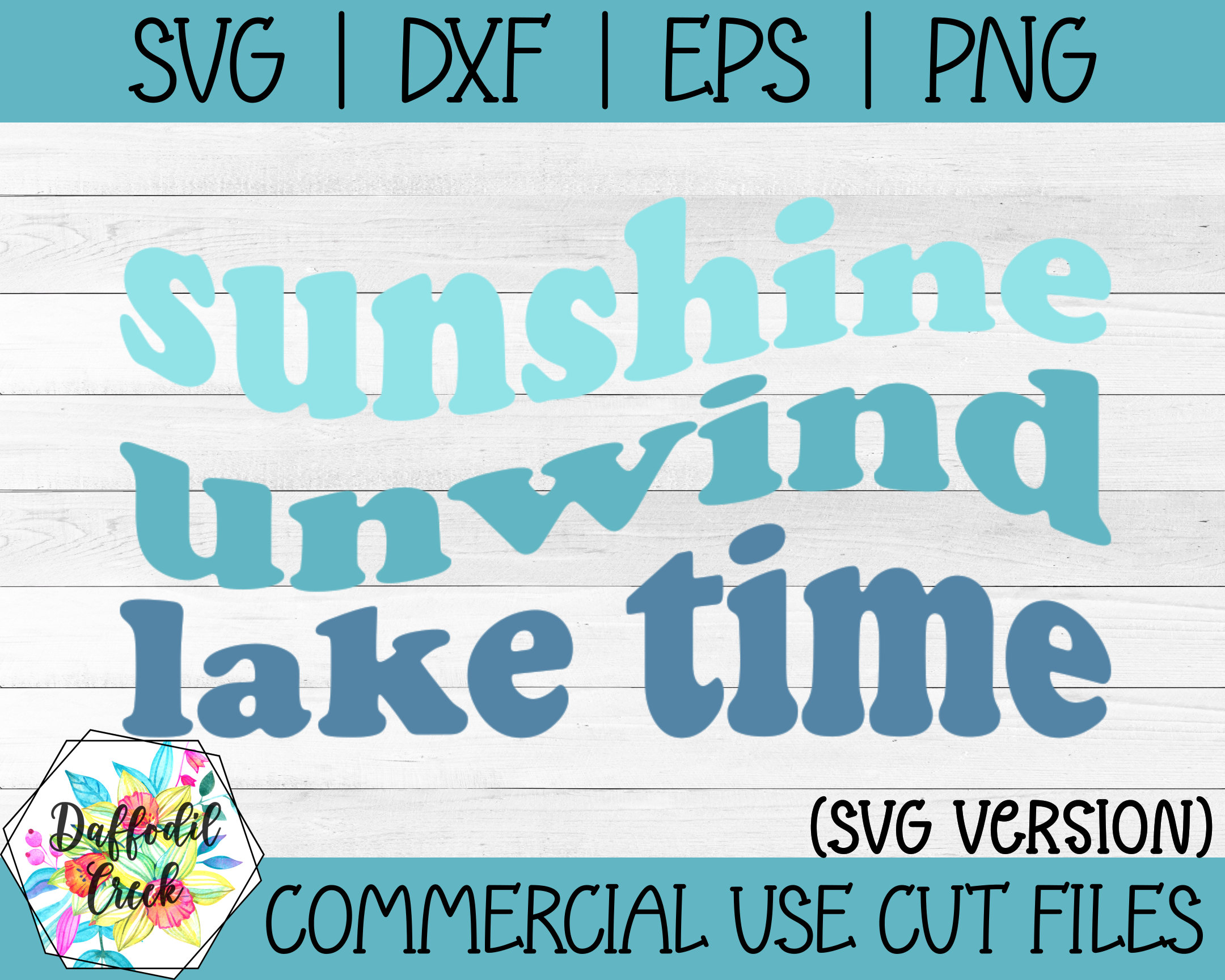 Lake Time SVG Sunshine SVG Summertime SVG - Etsy