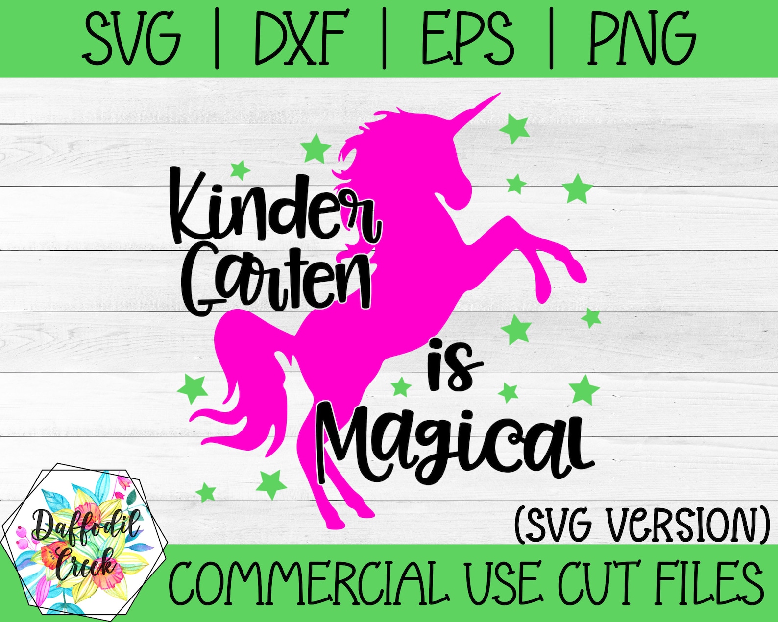 Kindergarten is Magical SVG Unicorn SVG Girls Back to - Etsy