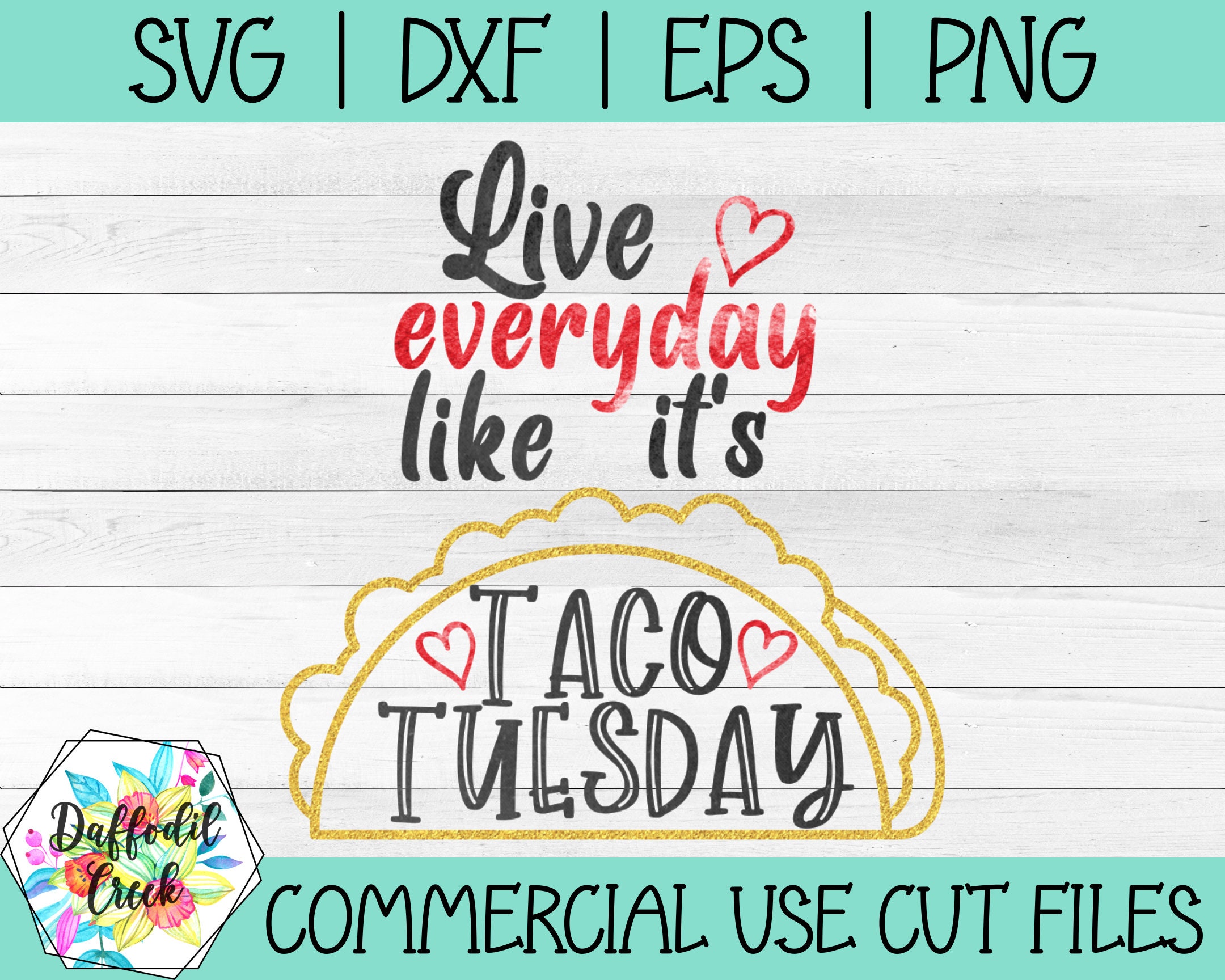Taco Tuesday SVG Taco Clipart Taco SVG Funny Taco SVG - Etsy