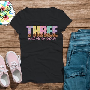 Three and Oh so Sweet SVG | Ice Cream Birthday | 3rd Birthday SVG - Etsy