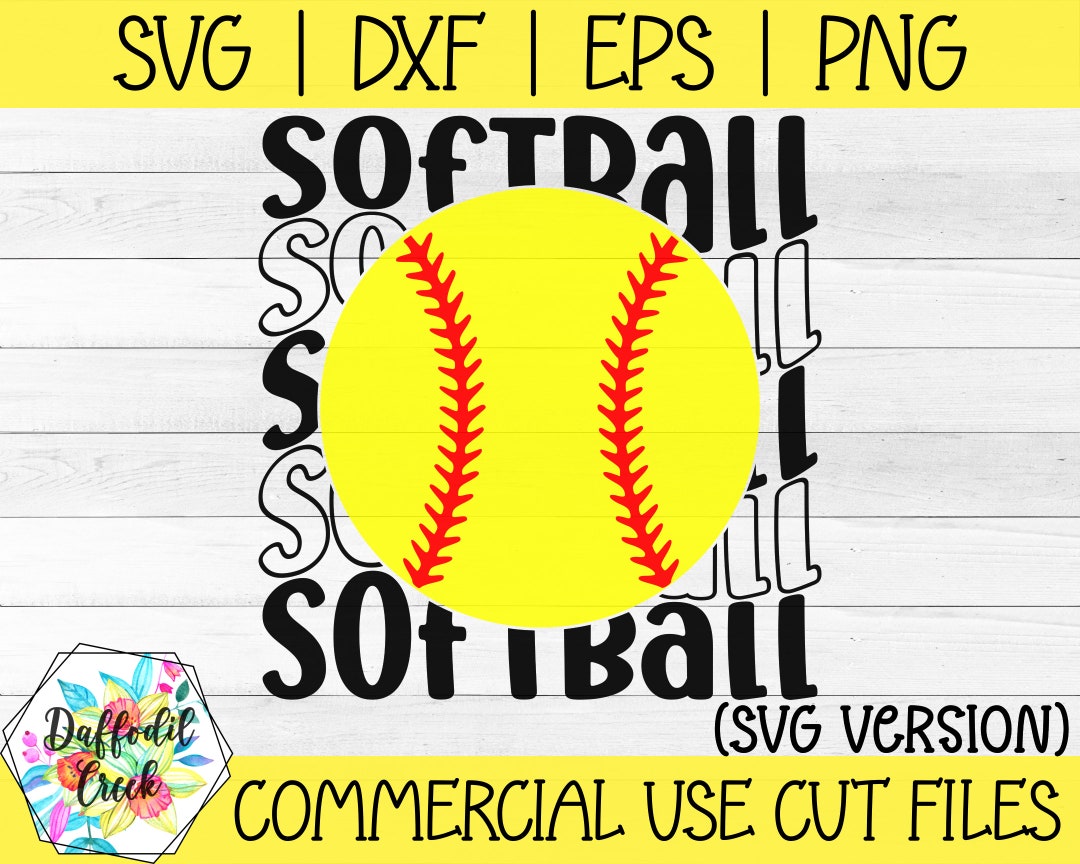 Retro Softball SVG | Groovy Softball SVG | Softball Mom SVG - Etsy