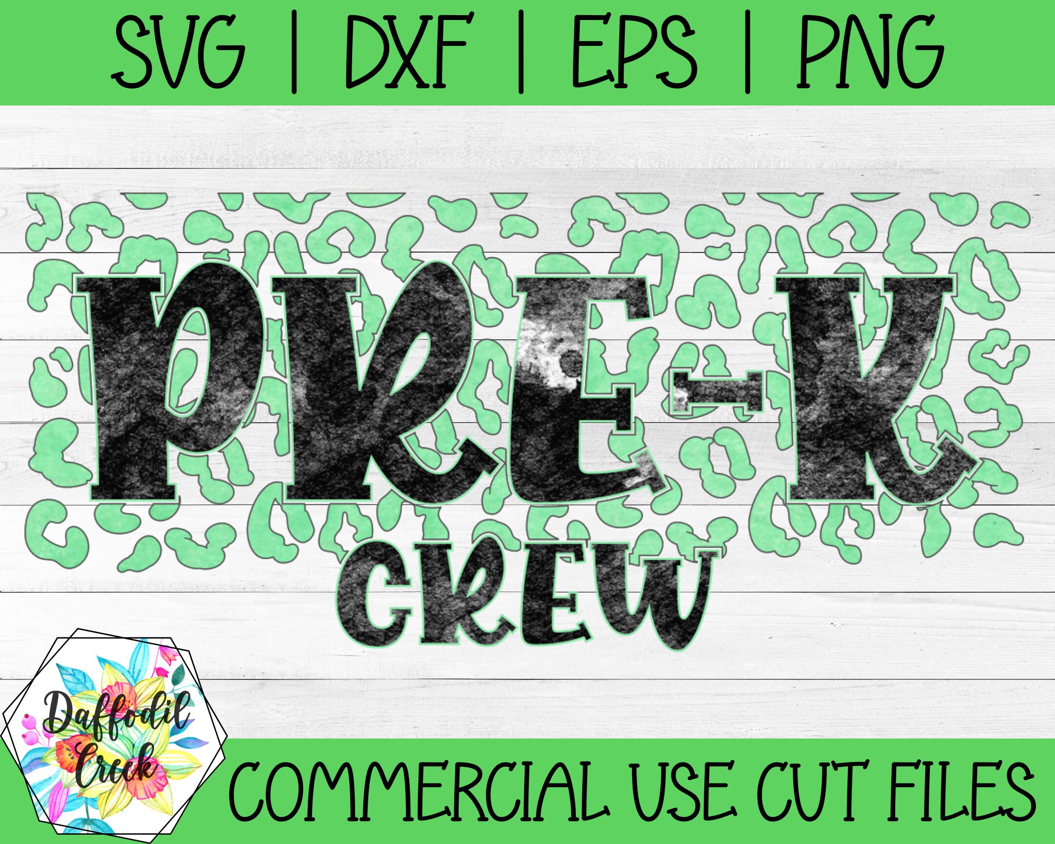 Pre-k SVG School Leopard Print SVG Back to School SVG - Etsy