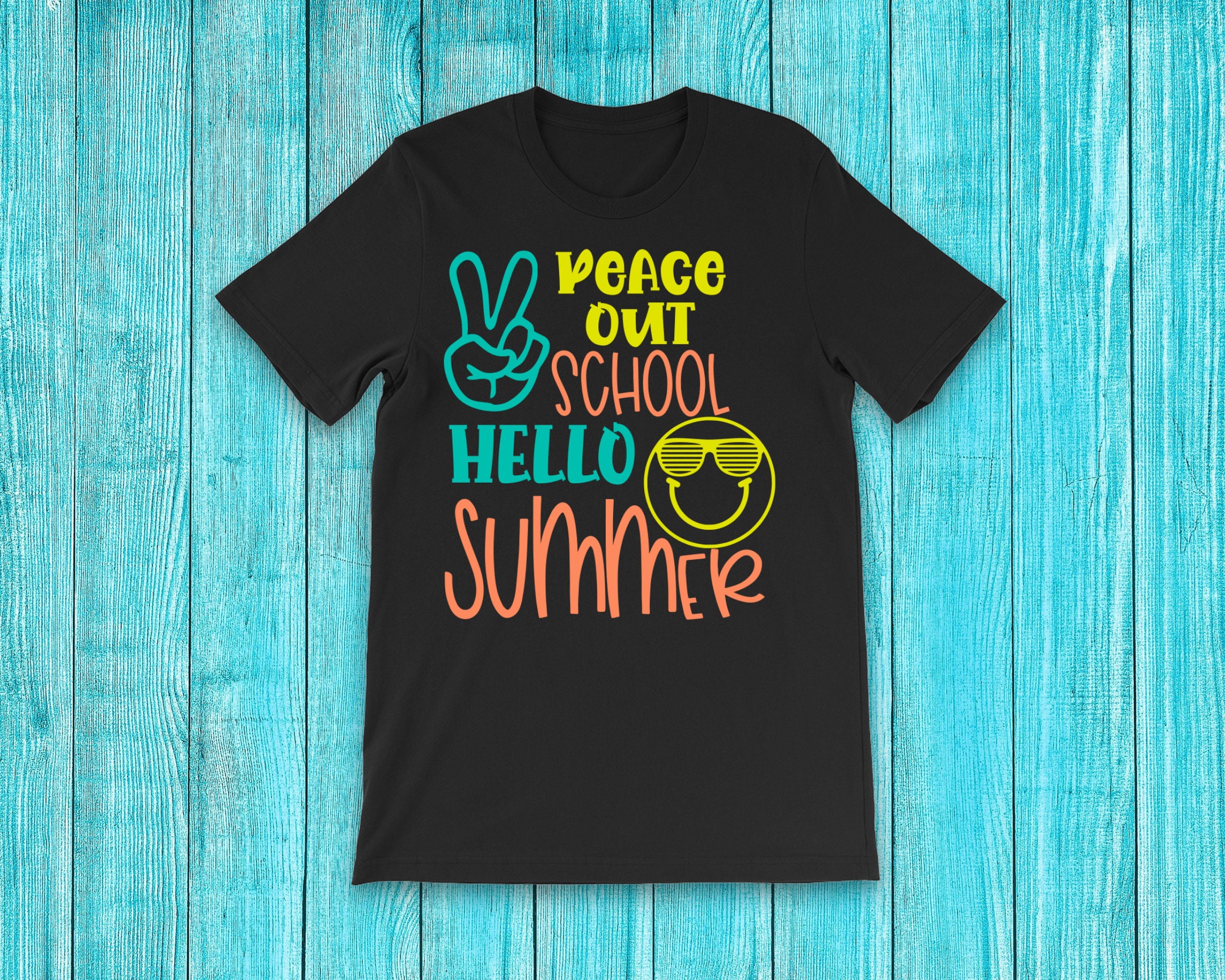 Peace Out School SVG Hello Summer SVG Summer SVG Kids | Etsy