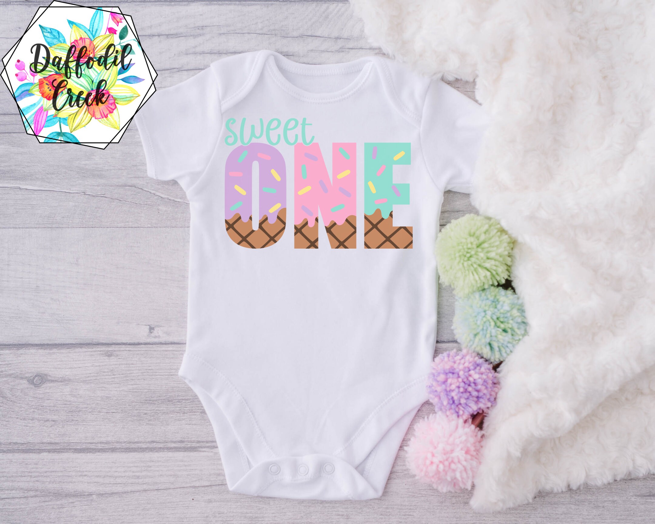 Sweet One SVG | Ice Cream Birthday | First Birthday SVG - Etsy