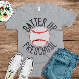 Batter up Preschool SVG | Baseball SVG | Back to School SVG - Etsy