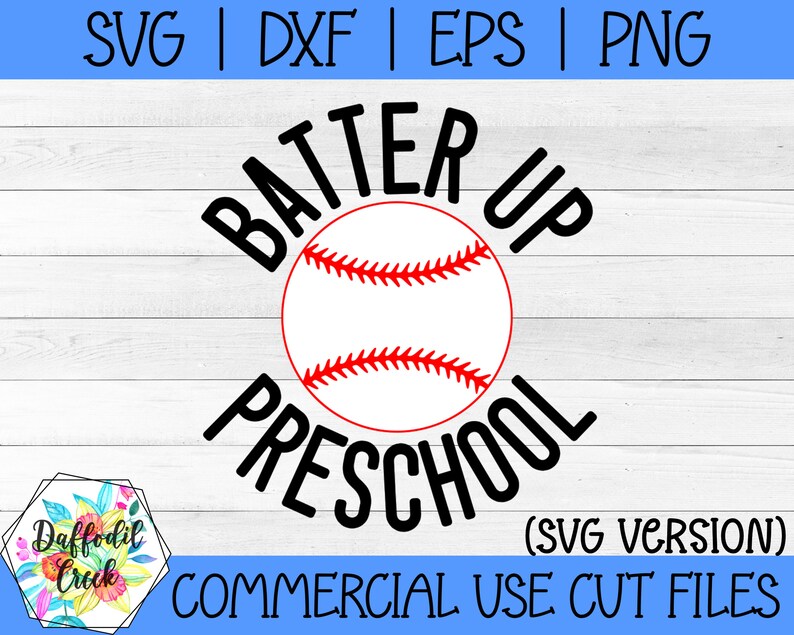 Batter up Preschool SVG | Baseball SVG | Back to School SVG - Etsy