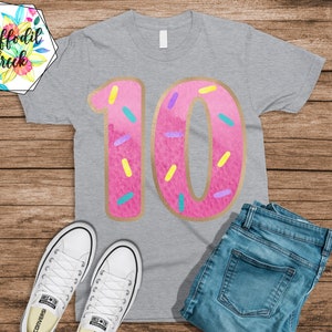 Donut Numbers SVG | Donut Birthday | Sprinkles SVG - Etsy