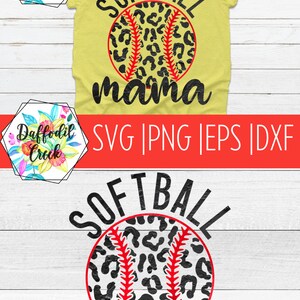Softball SVG | Leopard Print SVG | Softball Mom SVG | Cheetah Print Svg ...