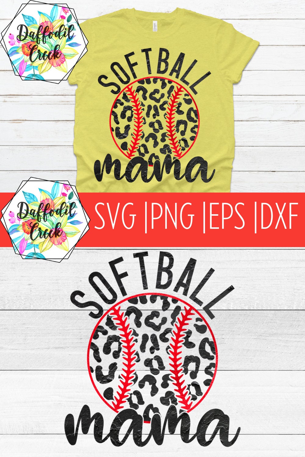 Softball SVG Leopard Print SVG Softball Mom SVG Cheetah - Etsy