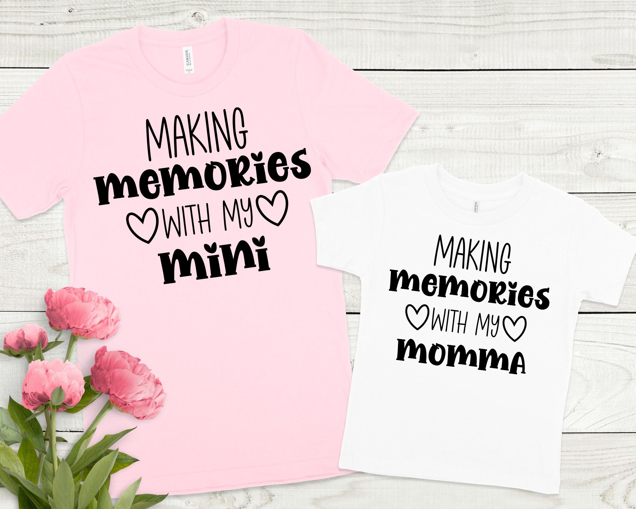 Mama and Mini SVG Making Memories With Mom Design Vacation - Etsy