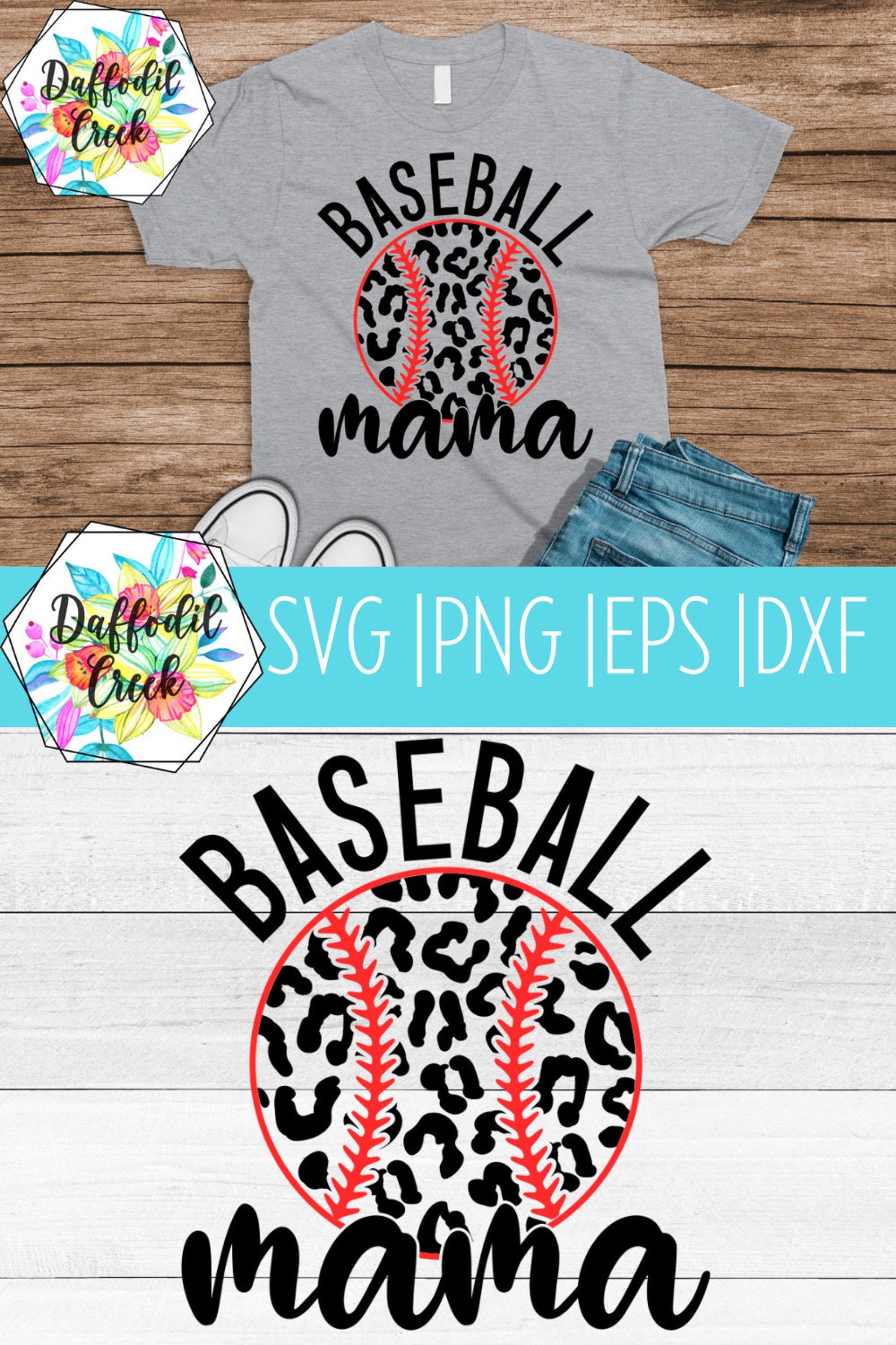 Baseball SVG Leopard Print SVG Baseball Mom SVG Cheetah - Etsy