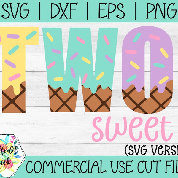 Two Sweet Birthday - Etsy