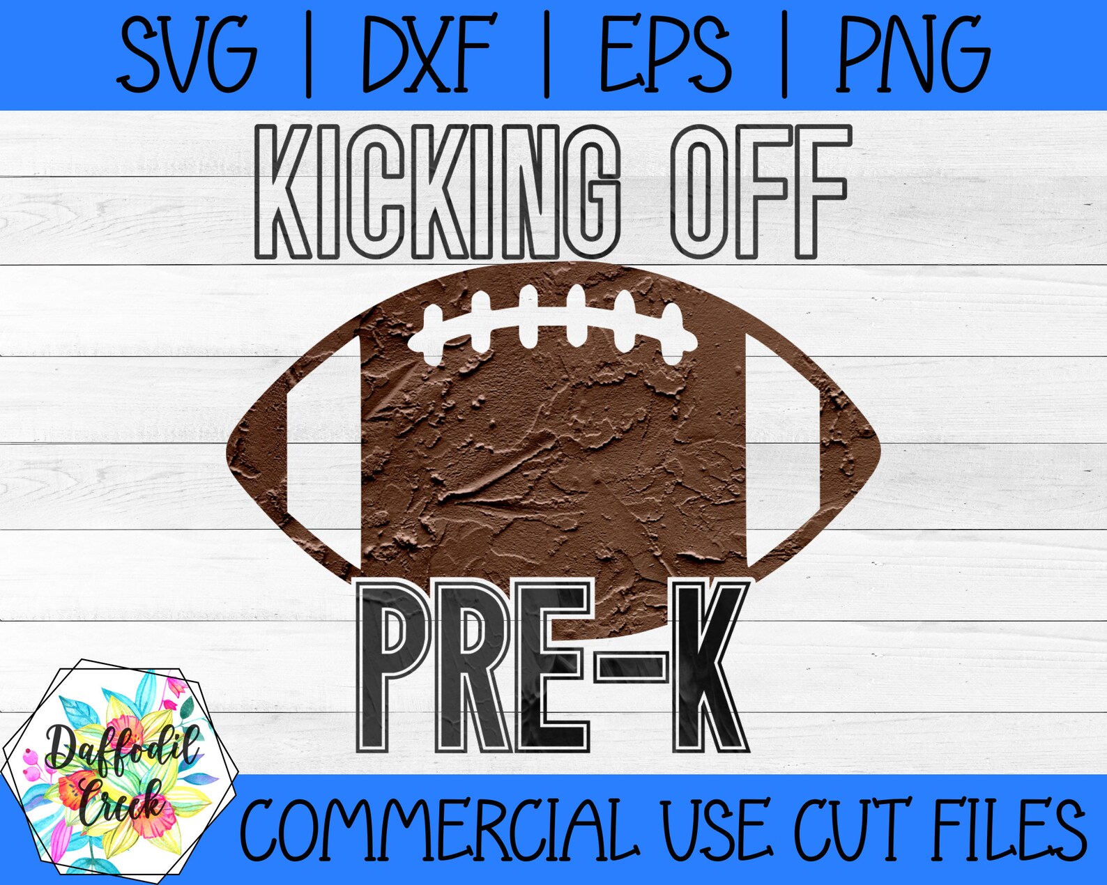 Kicking off Preschool SVG Football SVG Back to School SVG - Etsy
