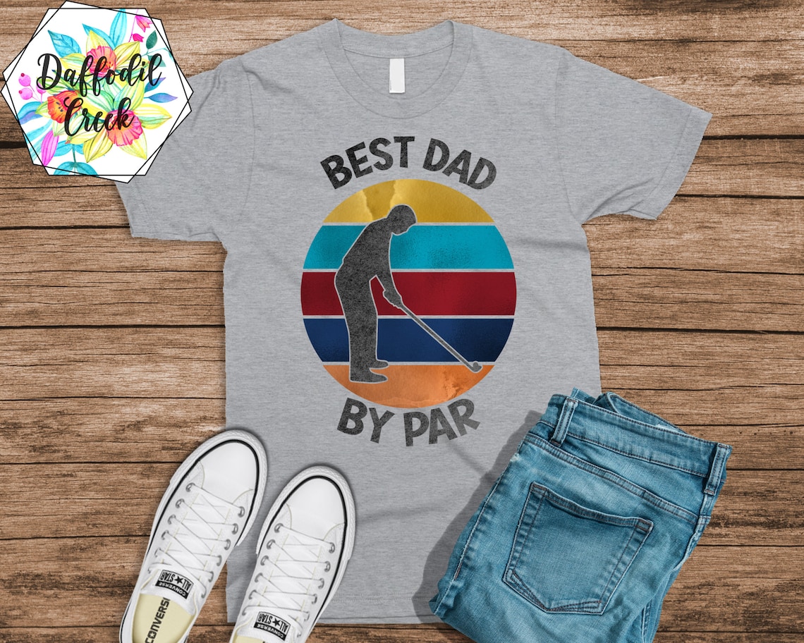 Best Dad by Par SVG Father's Day SVG Dad Golf SVG - Etsy