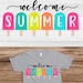 Hello Summer Popsicles SVG Summer Sign Design Summertime SVG - Etsy