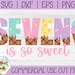 Seven is so Sweet SVG | Ice Cream Birthday | 7th Birthday SVG - Etsy