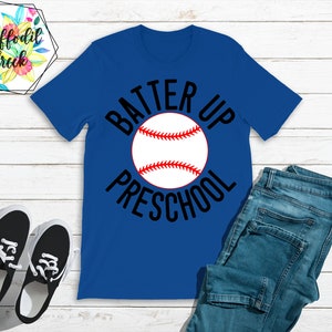Batter up Preschool SVG | Baseball SVG | Back to School SVG - Etsy