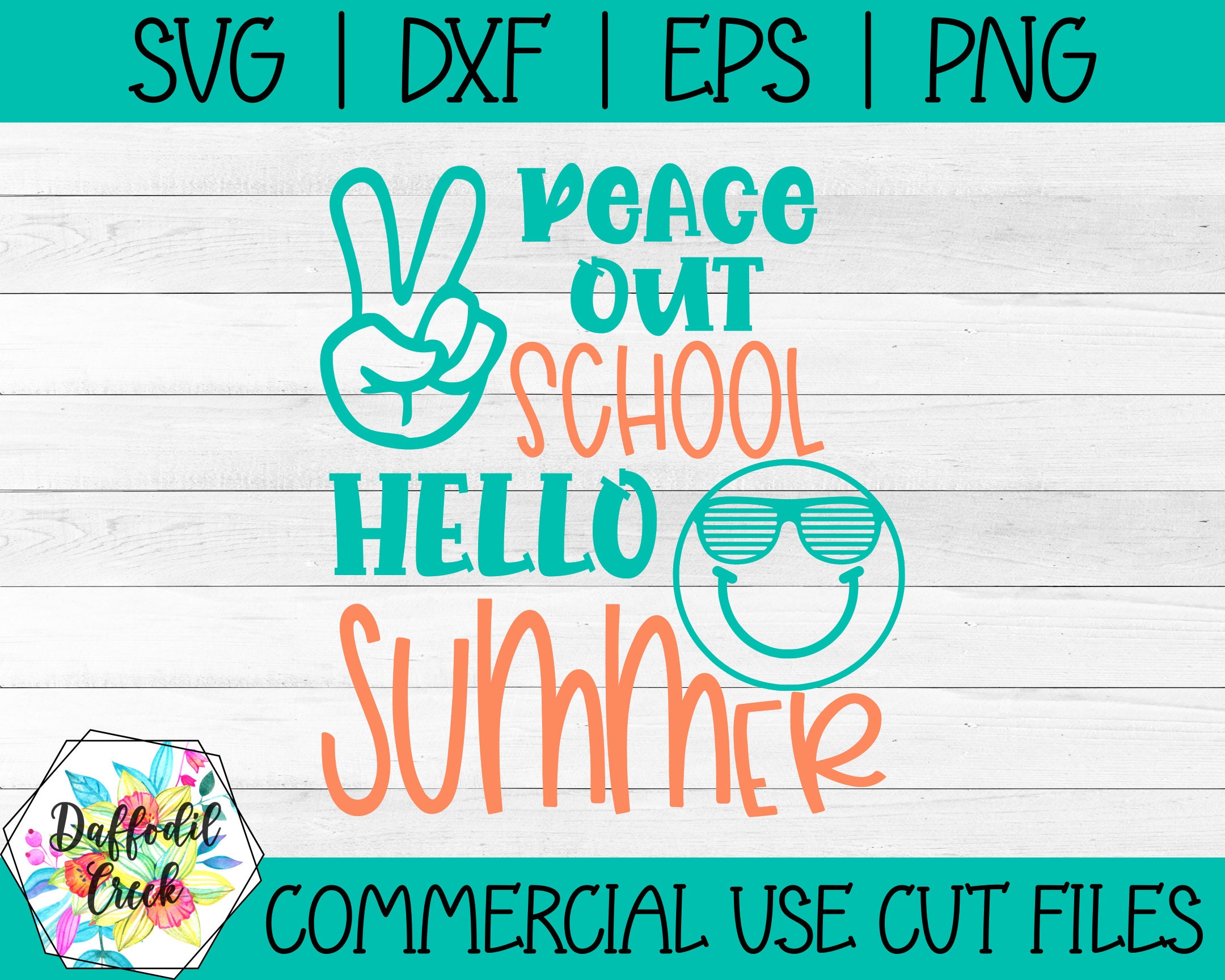Peace Out School SVG Hello Summer SVG Summer SVG Kids | Etsy