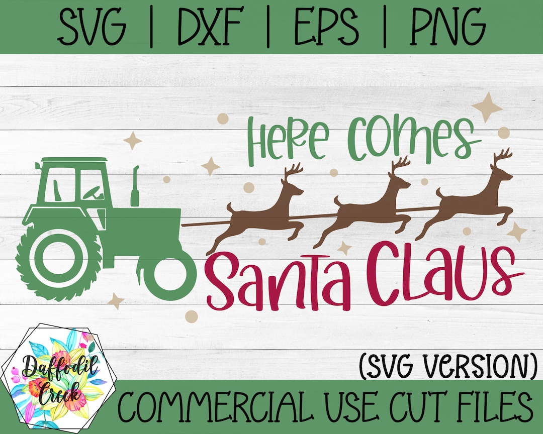 Farm Christmas SVG | Boys Christmas SVG | Christmas Tractor SVG - Etsy