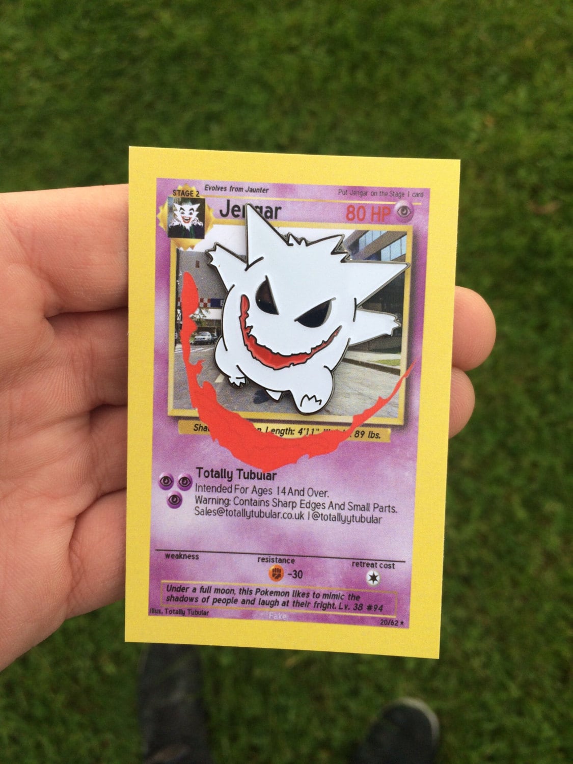 POKEMON x The DARK KNIGHT Jengar Gengar and The Joker enamel | Etsy