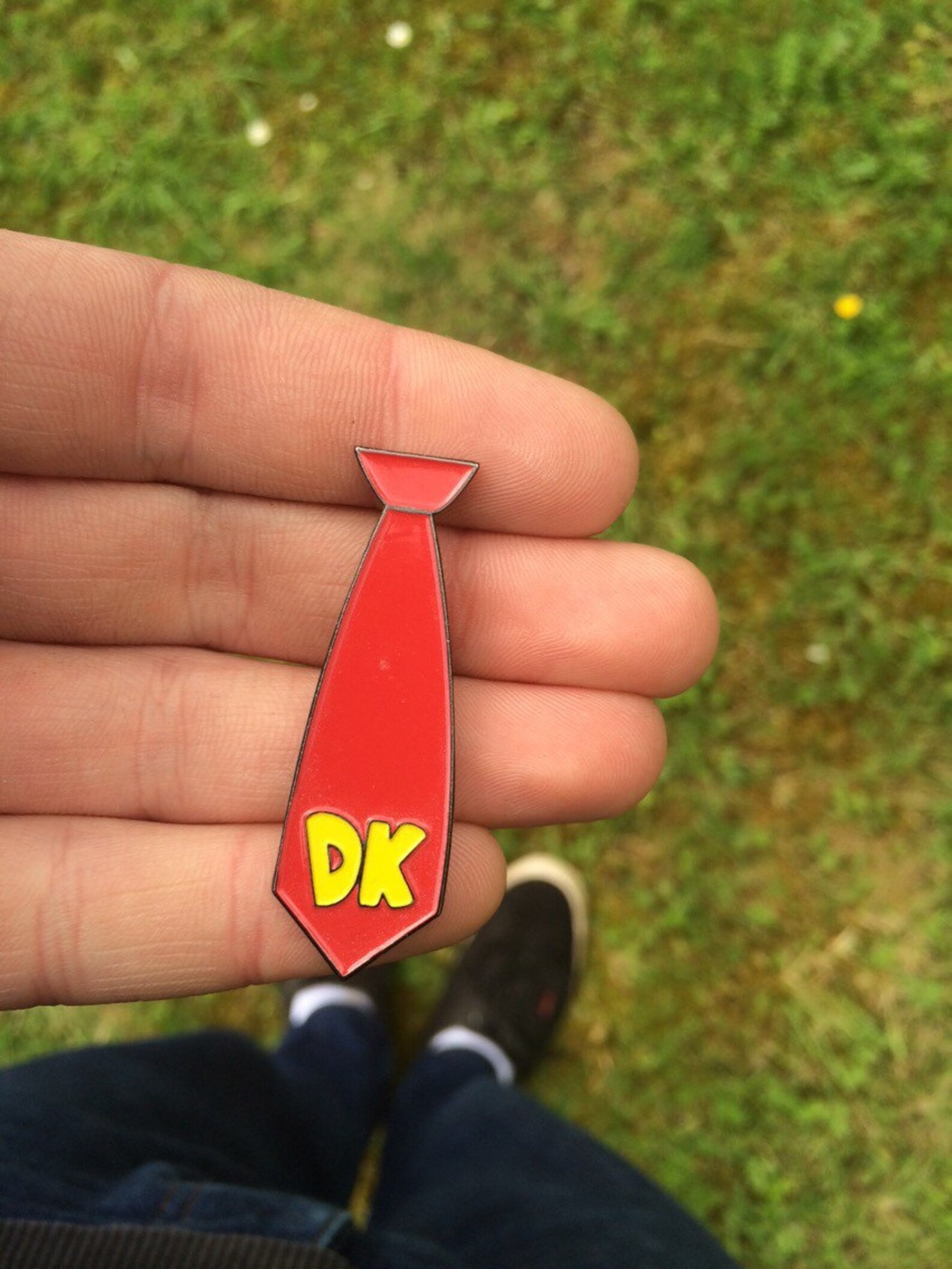 Donkey kong tie hard enamel pin badge | Etsy