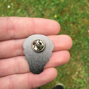 Cool Skull Hard Enamel Pin Badge too Much Death - Etsy