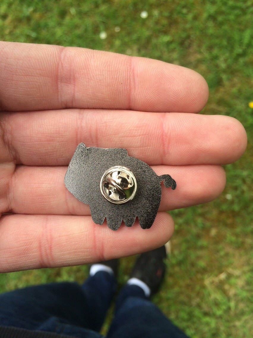 Cartoon Pig Hard Enamel Pin Badge - Etsy