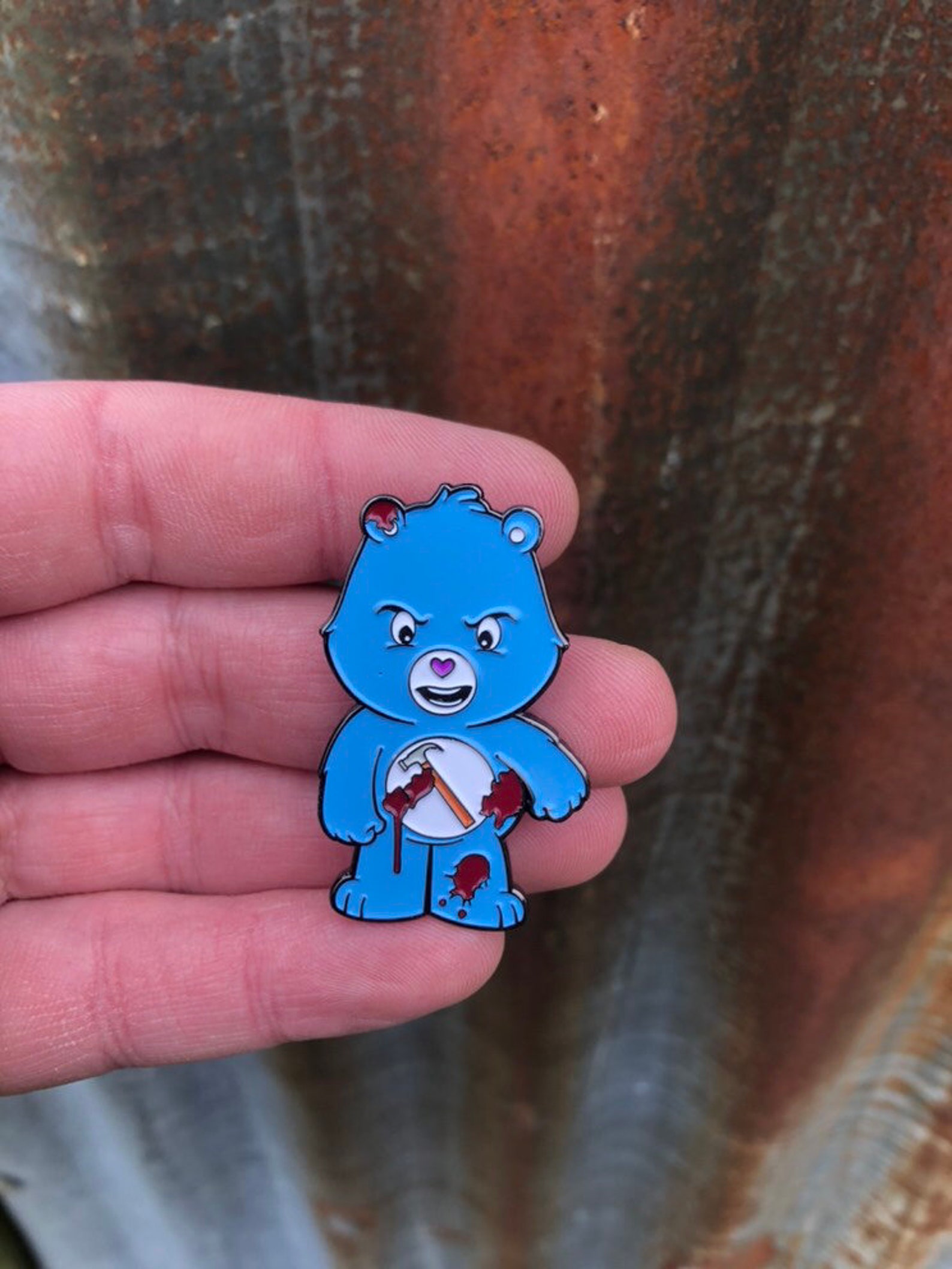 INTENSIVE CARE BEAR Build-er-bear Edition Soft Enamel Metal Pin Badge ...