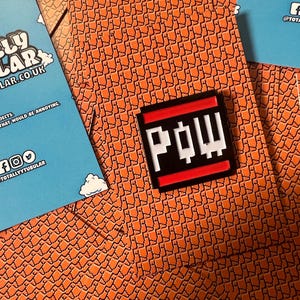 Super Mario Bros. POW Block Hard Enamel Pin Badge - Etsy