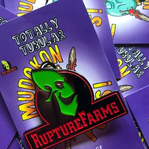 ODDWORLD: ABE'S ODDYSEE - Rupture Farms Logo Enamel Metal Pin Badge - Etsy