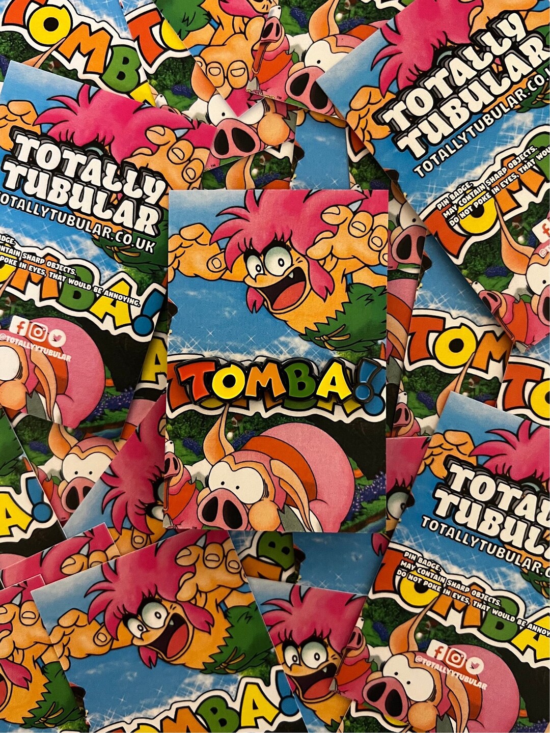 TOMBA! - LOGO Soft Enamel Metal Pin Badge - Etsy