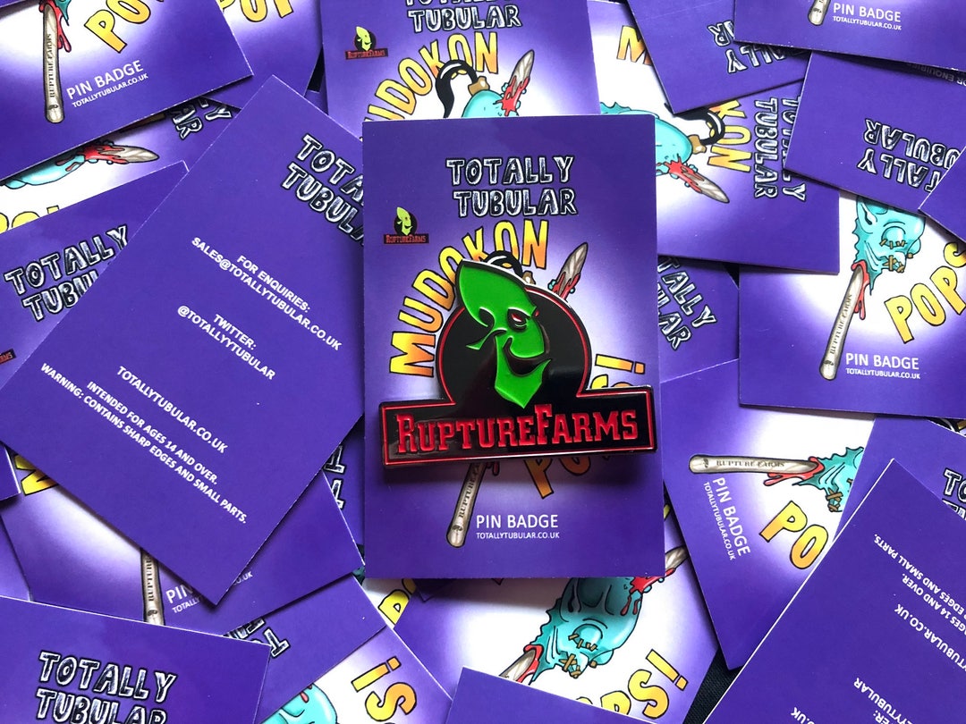 ODDWORLD: ABE'S ODDYSEE - Rupture Farms Logo Enamel Metal Pin Badge - Etsy