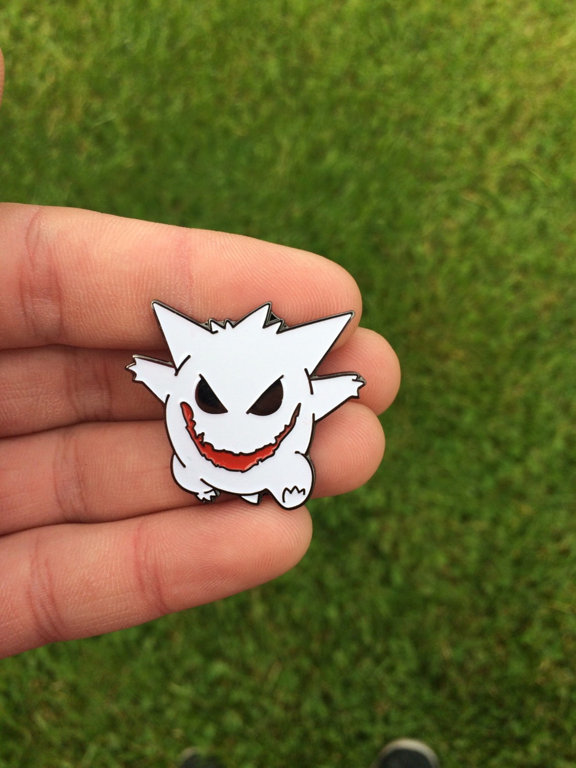 POKEMON X the DARK KNIGHT Jengar (gengar and the Joker) Enamel Pin ...