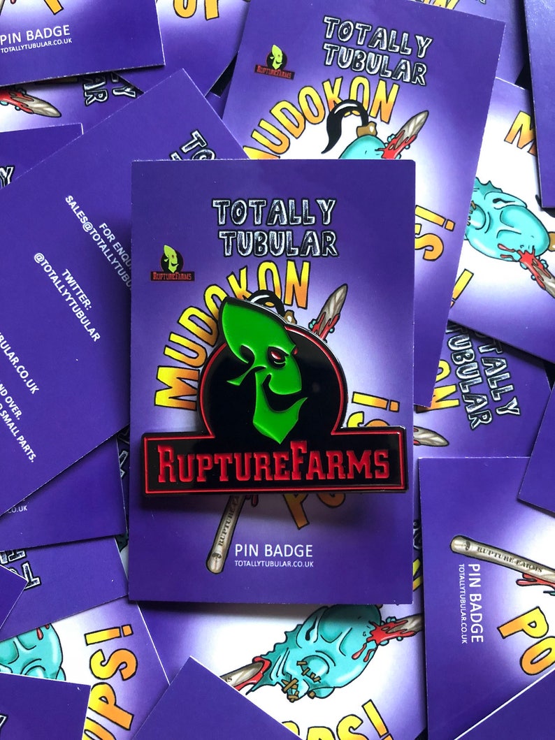 ODDWORLD: ABE'S ODDYSEE Rupture Farms Logo Enamel Metal | Etsy